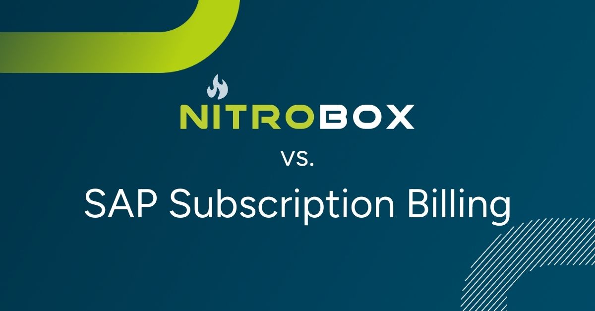 SAP Subscription Billing alternative | Scalable & flexible